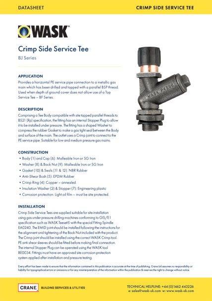 Side Service Tee - WASK